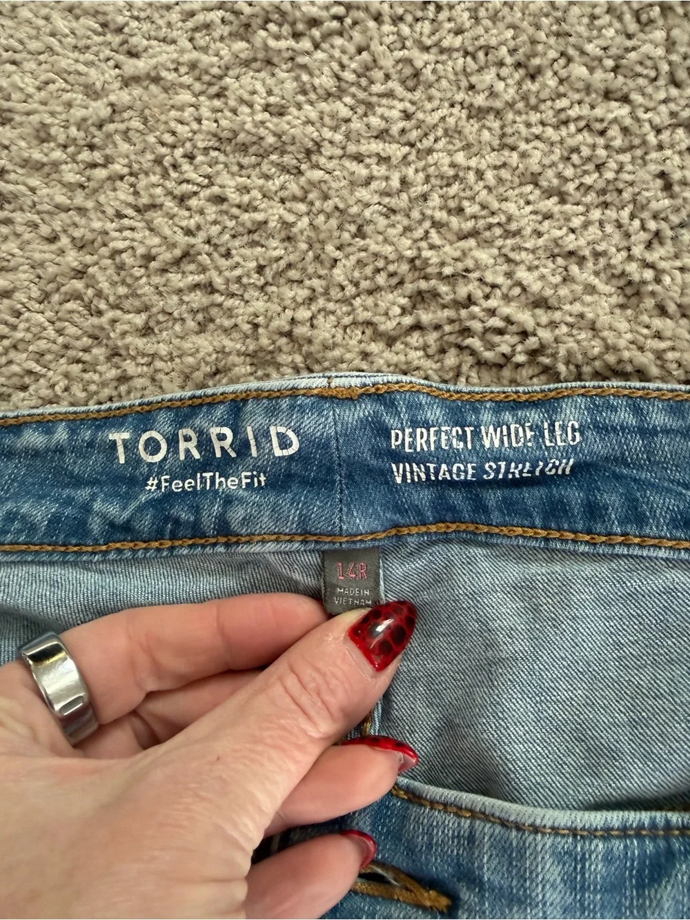 torrid | Jeans | Torrid Light Blue Vintage Stretch Wide Leg Jeans ...